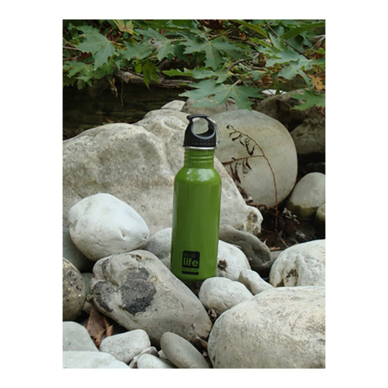 Μεταλλικό Ανοξείδωτο Μπουκάλι Green 600ml | Homerecipe